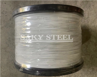 Ultra Fine Nylon-6 Coated Stainless Steel Wire Rope - Saky Steel