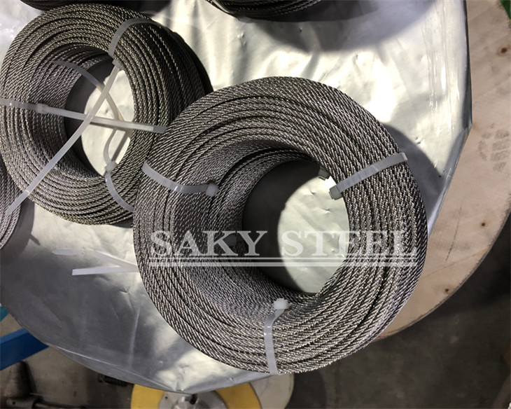 nylon coated stainless steel wire rope - Saky Steel
